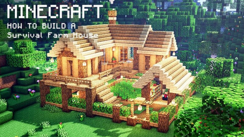 Minecraft: How To Build a Survival Farm House