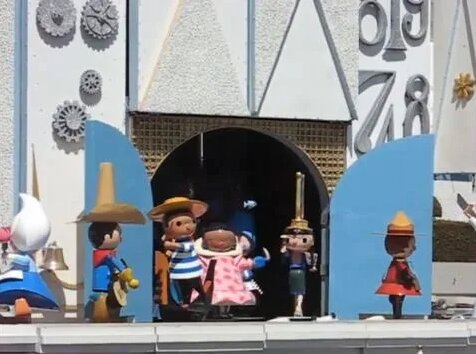 “it’s a small world” Clock Parade, but Each Doll has It's own ...
