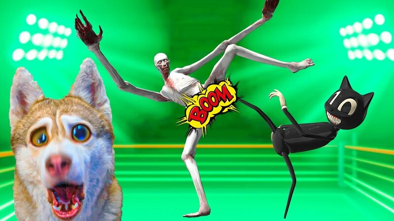 Скромник SCP Против Cartoon CAT!! НАША Квартира Аномалия! (Хаски Бублик ...