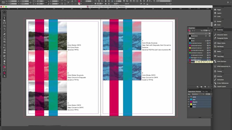 InDesign CMYK Overprinting - Смотреть онлайн в поиске Яндекса по Видео