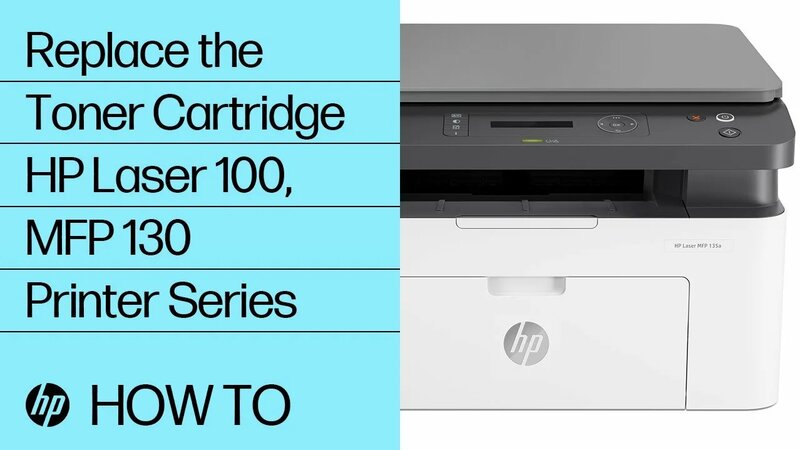 Replace the Toner Cartridge | HP Laser 100, MFP 130 Printer Series | HP ...