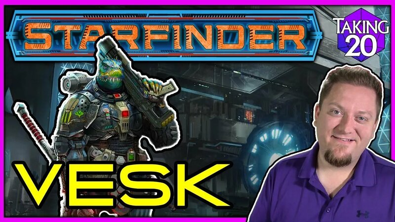 Starfinder Races: Vesk | How to Play Starfinder | Taking20 - Смотреть ...