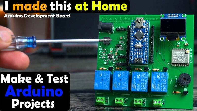 Arduino LoRa Development Board with 5V 3A Power Supply, Relays, Oled ...