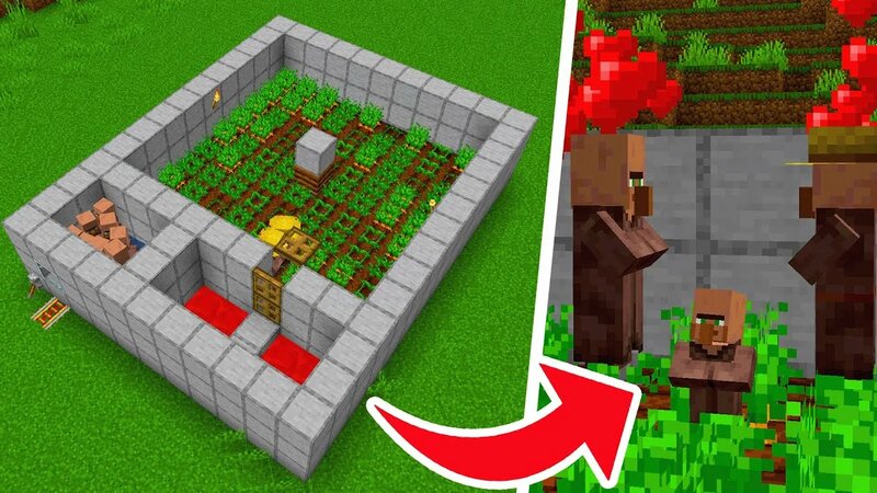 Minecraft Villager Breeder Farm 1.21.11+ - BEST Design - Смотреть ...