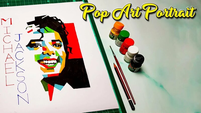Michael Jackson Pop Art Portrait | WPAP | Easy Art