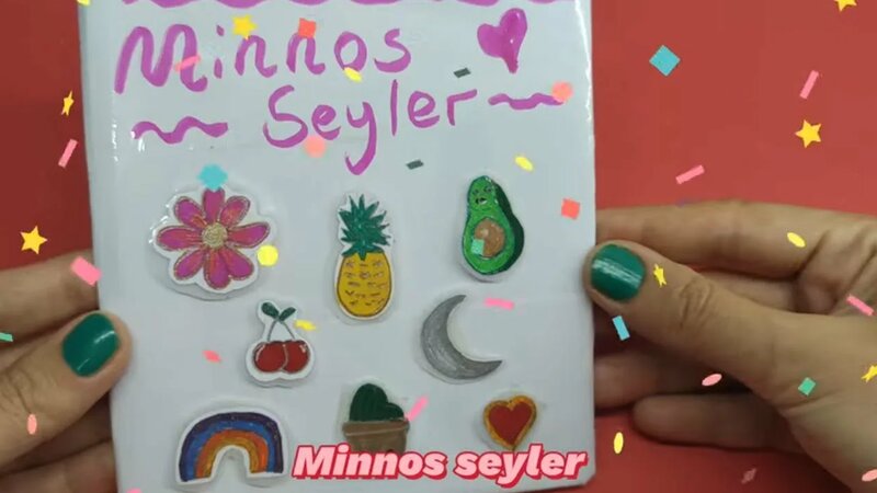 Evde Sticker yapıyoruz / Diy Sticker