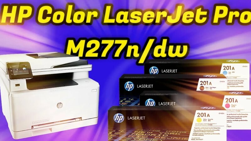 How to Check the Ink level on Color LaserJet Printer M277n,277nw Series ...