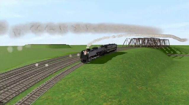 (Viewers Request) Trainz Racing: SP 4449 vs N&W 611 vs ATSF 3751 vs UP ...
