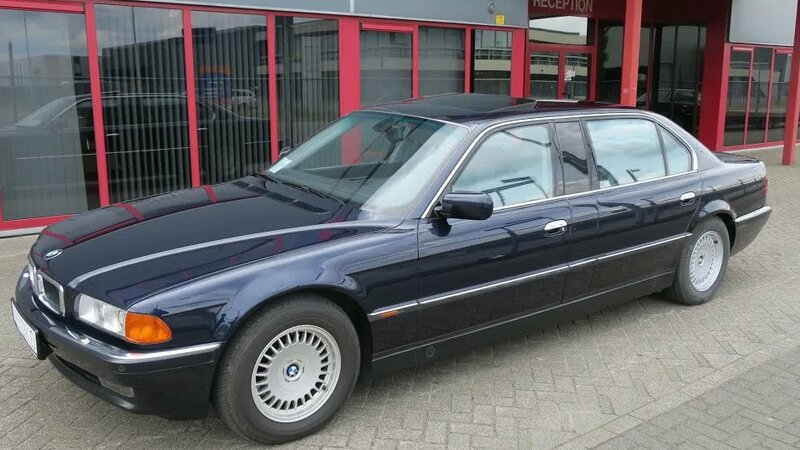750211 BMW 750ixl L7 extra long E38 limousine 5.4L V12 326hp 08-99 blue ...