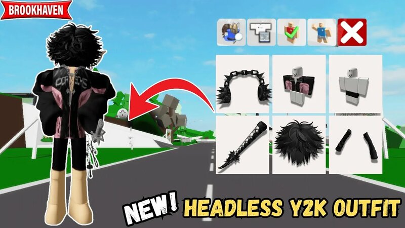 Headless Y2k Outfit Codes/Id For Brookhaven - Roblox 2025 - Yandex ...