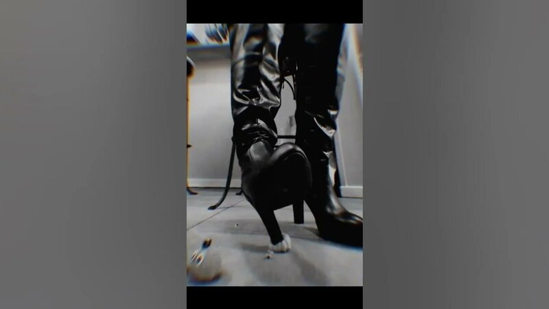 Leather Knee Boots Stomp and Crush #Giantess, #Crushing, #Boots, # ...