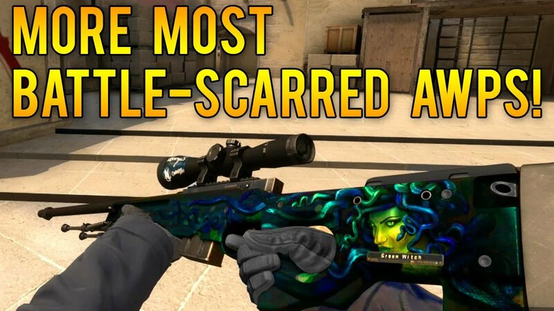 CS GO Skins - Super Green AWP Medusa + Most BS AWP Safari Mesh ...