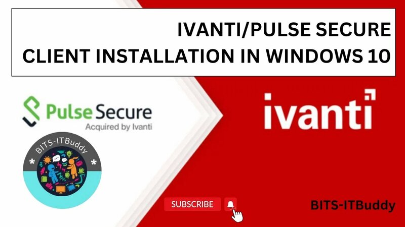 Ivanti/Pulse Secure Client Installation on Windows #windows10 #windows ...