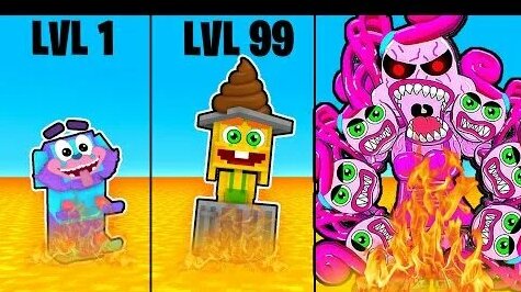 rusplaying | Crook VS BOSS - Floor IS LAVA PJ PUG A Pillar Bunzo Bunny ...