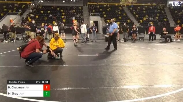 132 Lbs Quarterfinal - Hailey Chapman, California Grapplers Vs Madyson ...