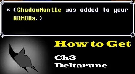 How to get the Shadow Mantle in Deltarune Chapter 3 - Yandex Video ...