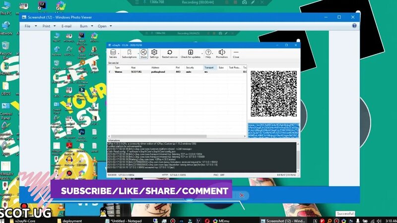 How to Scan V2ray Vmess Vless Trojan QR Code on windows 2024 - Смотреть ...