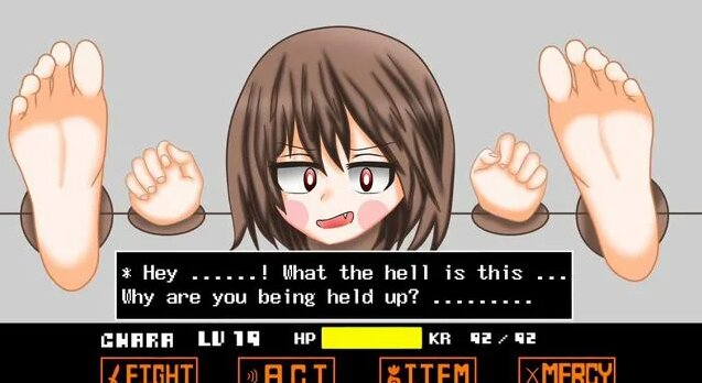 #tickling #tickle #くすぐり UndertaleのCharaちゃんくすぐりお仕置きTickling and ...