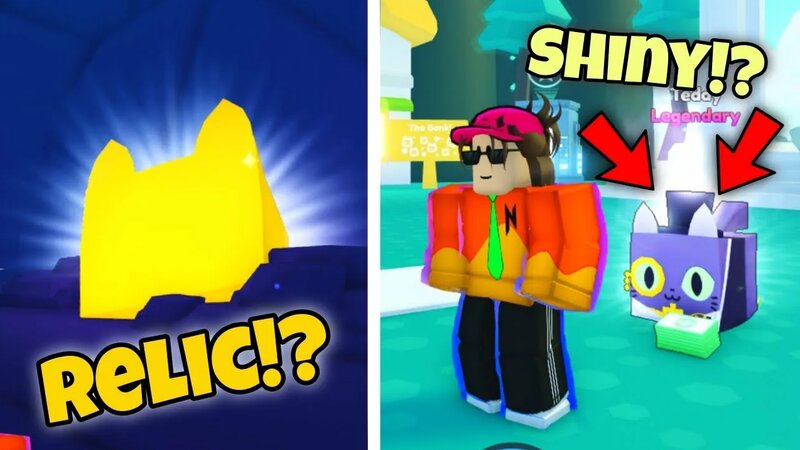 I Touched the new shiny relic & got a shiny pet! pet simulator X ...
