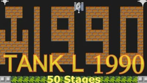 Tank L 1990 - Танчики - 50 уровней - (NES - Dendy - 8 bit) - Хак Battle ...