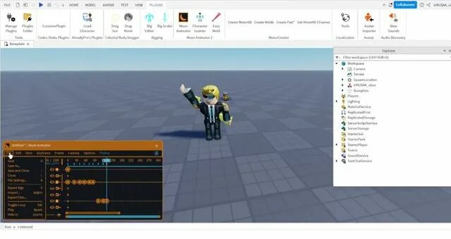 Как пользоваться Moon Animator 2 в roblox studio (полный гайд ...
