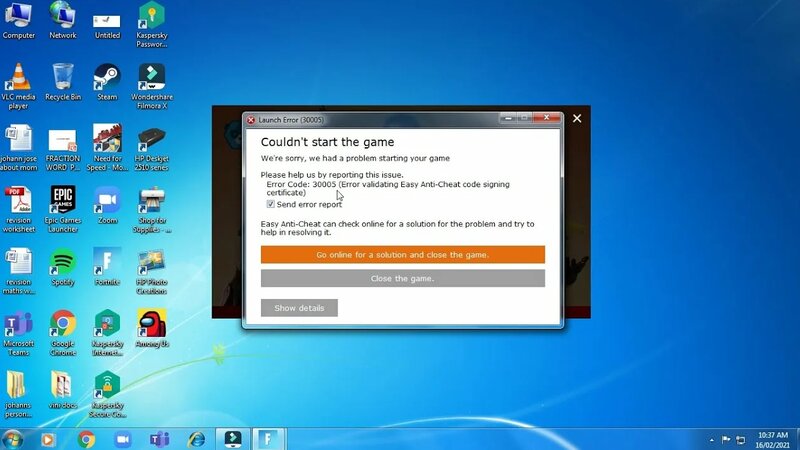 how to fix easy anti cheat problem. Error code 30005 - YouTube - Yandex ...