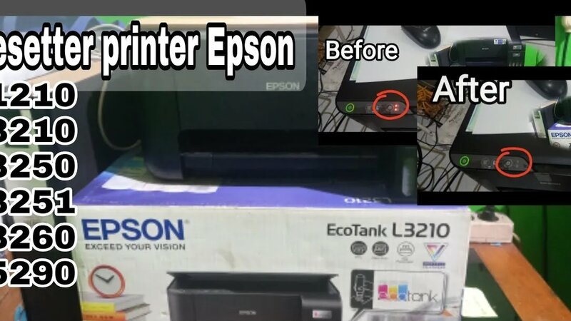 Resetter Printer Epson Mod/Gratis L1210,L3210,L3250,L3251,L3260,L5290 # ...