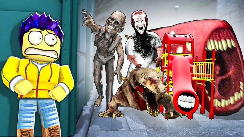 Лаборатория scp! опасные монстры гонятся за нами! дикие scp против ...