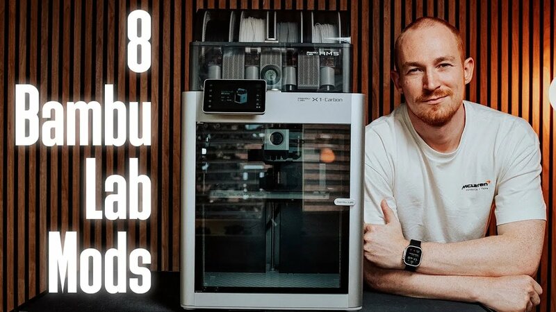8 Mods to make your Bambu Lab Printer even better - Смотреть онлайн в ...
