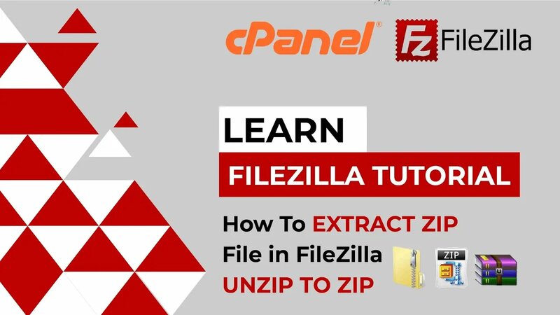 How To Extract Zip File in Filezilla | Unzip Files on Filezilla ...