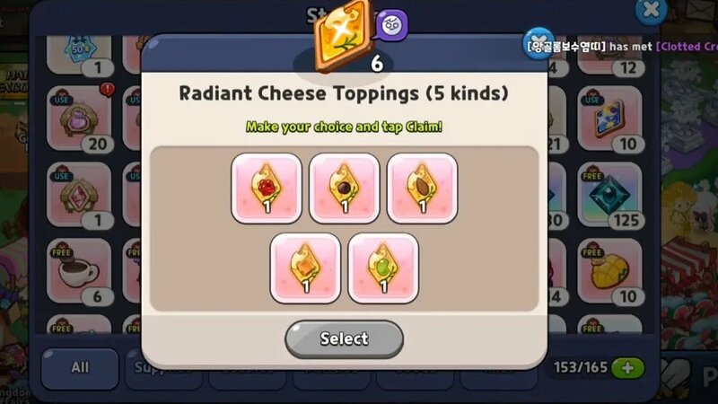 New Topping Radiant Cheese: Upgrade & How to Get Them - Cookie Run ...