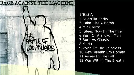 Rage Against The Machine - The Battle Of Los Angeles (1999) FULL Album ...