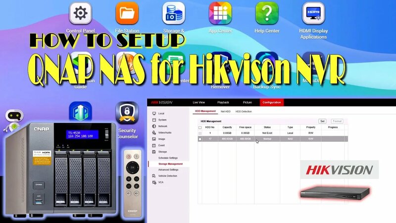 How to Setup your QNAP NAS as a storage For Your Hikvision NVR IP ...