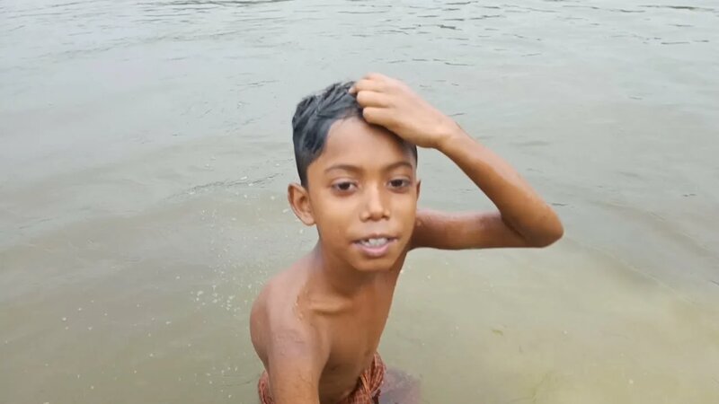 Swimming Video | Bathing children after rain || STP Kids - Смотреть ...