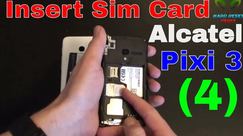 Alcatel One Touch Pixi 3 4 Insert the SIM card - Yandex Video aramada ...