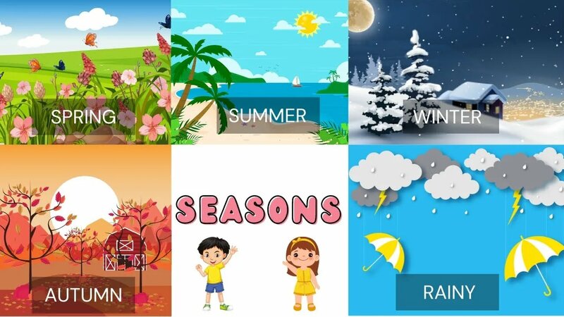 Seasons | Seasons of the year | Learn Different Seasons | Spring ...