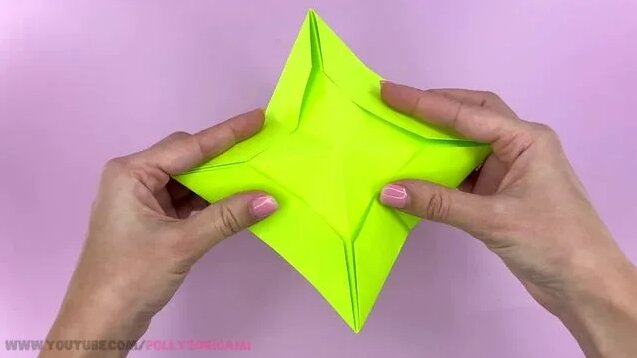 NO glue, NO tape, NO cuts, seriously | How to make origami button toy ...