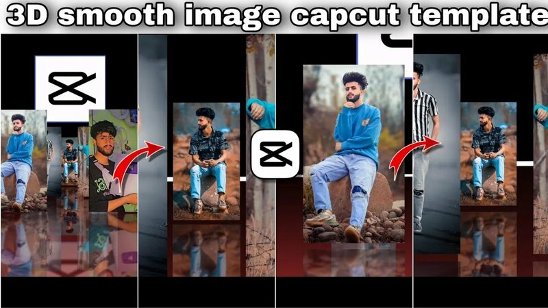 3d Smooth Image Transition Capcut Template Trending 3d Smooth Image