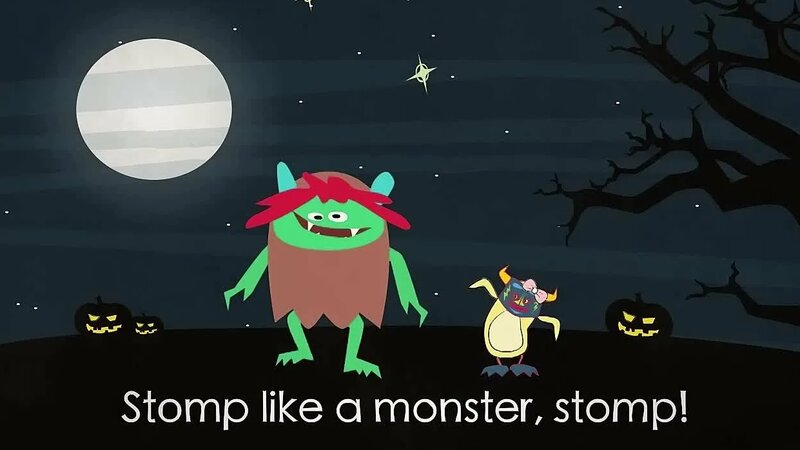 Halloween Stomp Halloween Song for Kids — Видео от Английский для детей ...