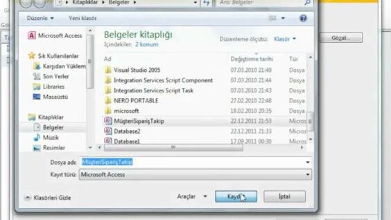 microsoft access: 1 bin video Yandex'te bulundu