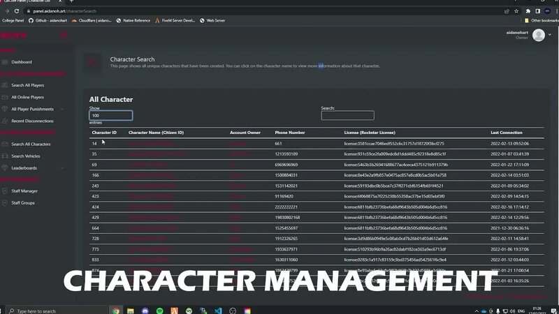 [QBCore/ESX] Administration Web Panel Showcase - Yandex Video aramada ...