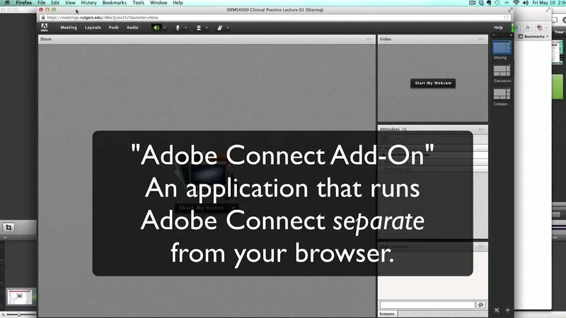 ITeS - Installing the Adobe Connect Add-On