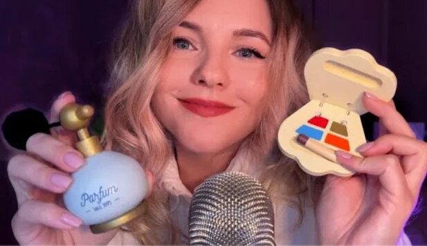 АСМР Макияж Деревянной Косметикой ASMR Wooden makeup Взято от (Velvet ...