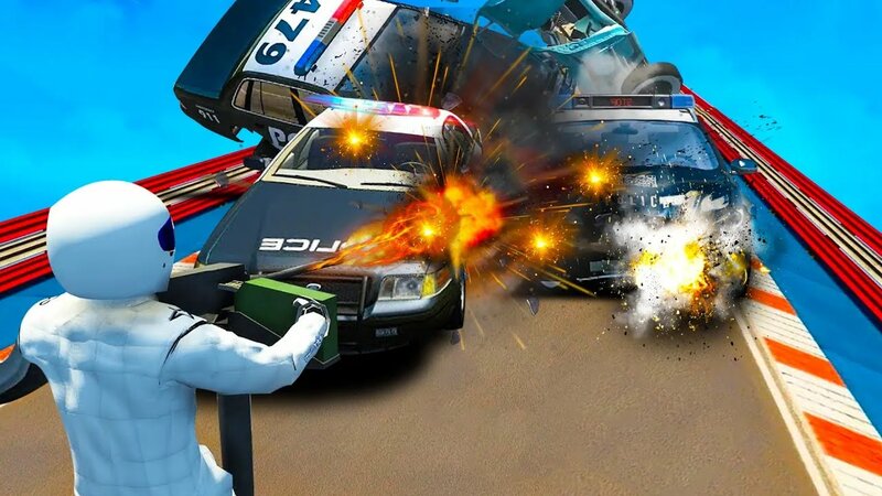 SHOOTING COP CARS in BeamNG.Drive Mods - BeamNG Gun Mod Testing ...