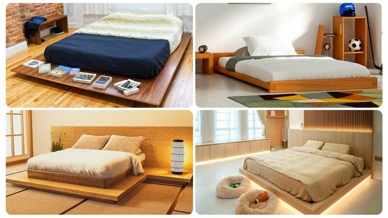 Low Height Floor Bed Design To Make You Feel Sleepy | Platform Bed ...