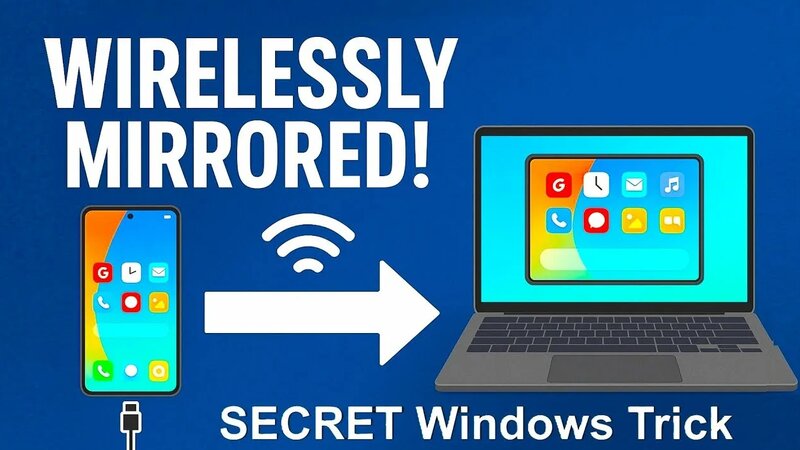 How to Share Your Phone Screen on PC – The Secret Windows Trick - Смотреть онлайн в поиске ...