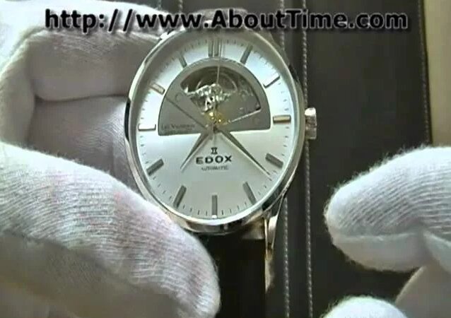 Edox Les Vauberts Open Heart Swiss Watch - Yandex Video aramada ...