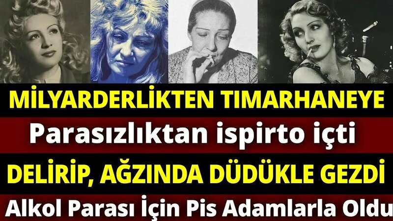 Büyük Şöhret Cahide Sonku'nun İbretlik Sonu. Parasızlıktan ispirto içip ...