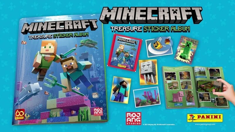 Minecraft Стикеры/Клеим наклейки Панини в альбом Майнкрафт/Вся ...