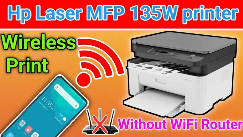 How to setup Wi FI Direct on HP Laser MFP 135w printer with android ...